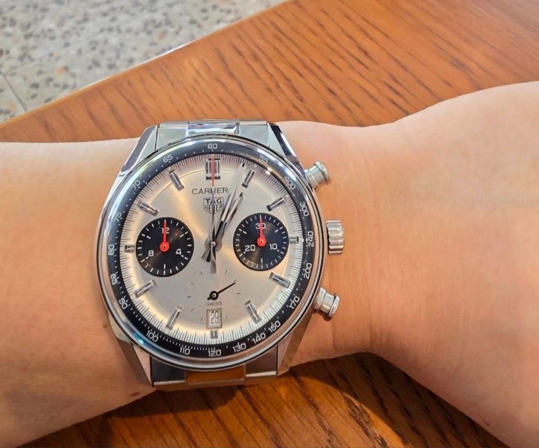 Tag Heuer Carrera Chronograph Watch, Luxury, Watches on Carousell