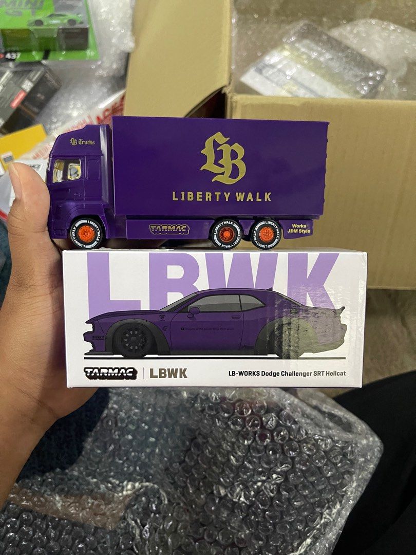Tarmac Works LBWK Dodge Challenger SRT Hellcat, Hobbies & Toys, Toys ...