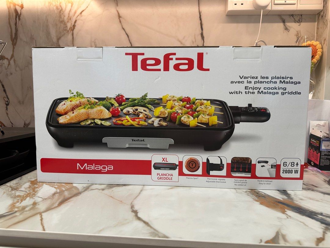 Tefal Malaga XL Plancha Griddle - Brand New, TV & Home Appliances ...