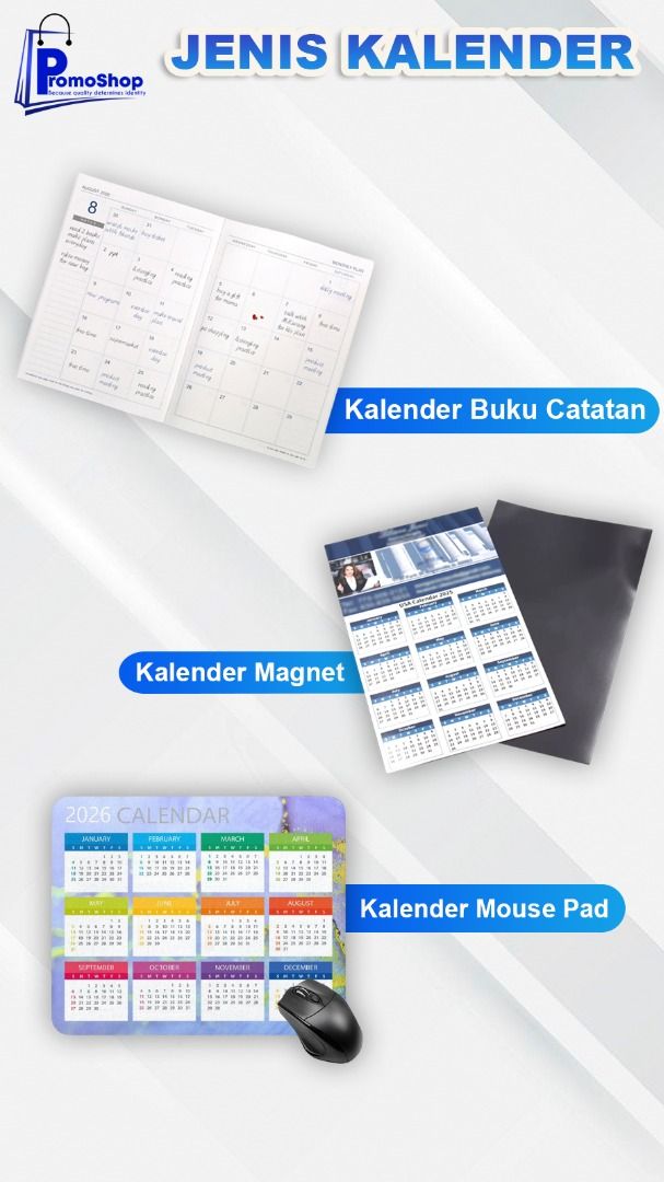 Tempat Cetak Kalender Custom Ukuran Kalender Dinding 2026, Jasa ...