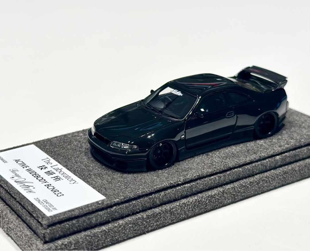 The Laboratory 1/64 Active Garage Widebody Skyline R33 GTR Gloss Black ...