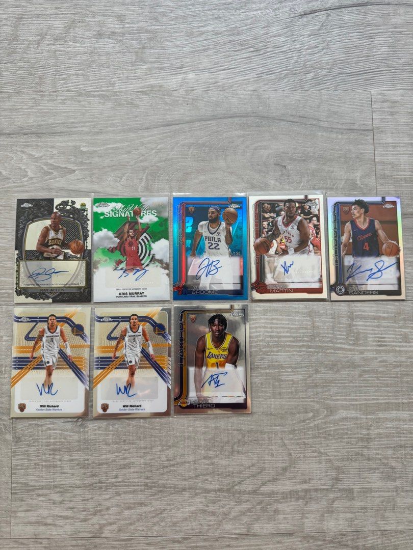 Topps Chrome 2025-26 autographs, Hobbies & Toys, Toys & Games on Carousell