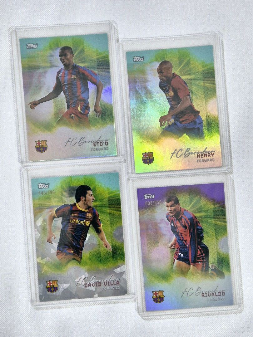 Topps Team Set FC Barcelona Season 2025/26 Numbered Cards Bundle ...