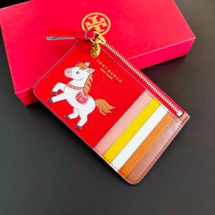 Tory Burch Horse Year Card Wallet, Women's Fashion, Bags & Wallets ...