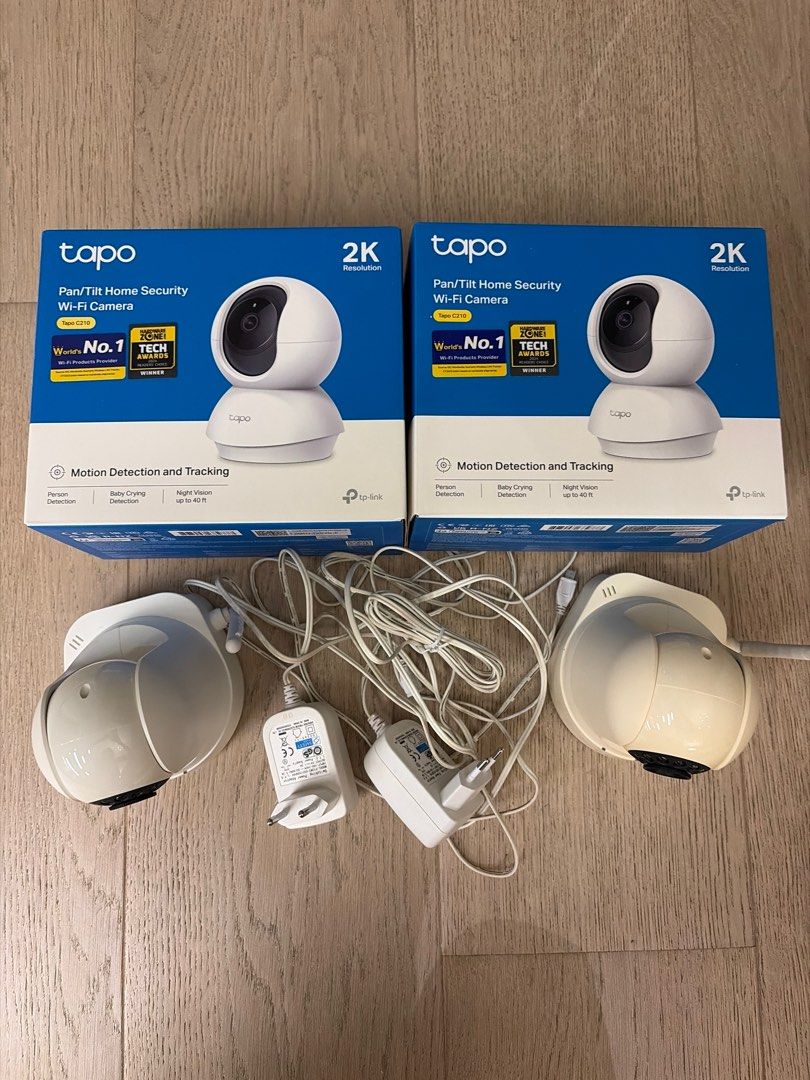 TP-Link Tapo Pan/Tilt 2K Wi-Fi Home Security Camera, Furniture & Home ...