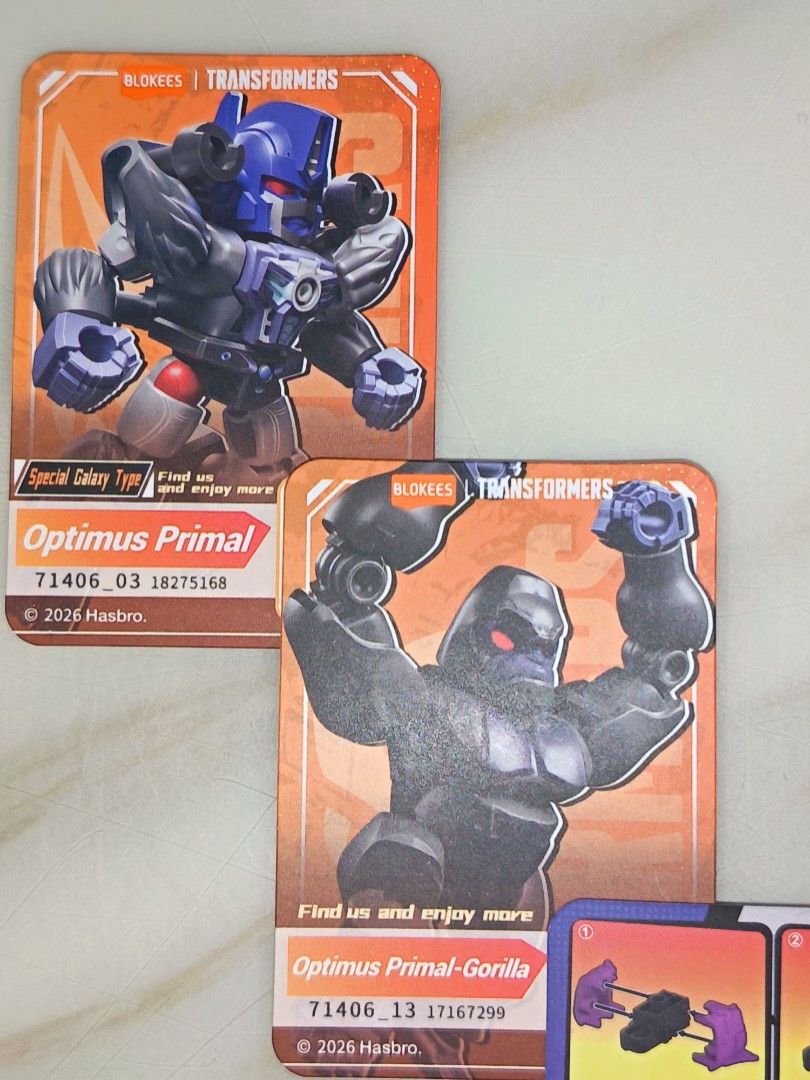 Transformers blokees defender version 06 brutal fang optimus primal ...