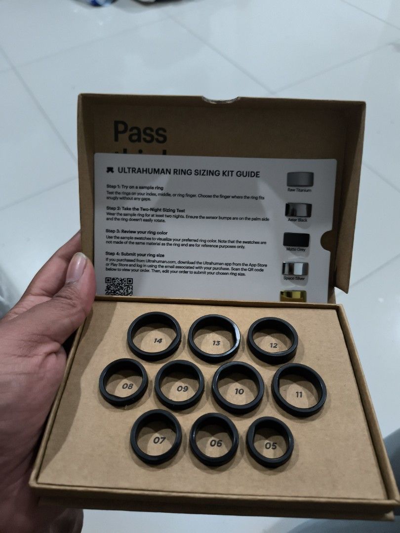 Ultrahuman Ring Air sizing kit, Mobile Phones & Gadgets, Wearables ...