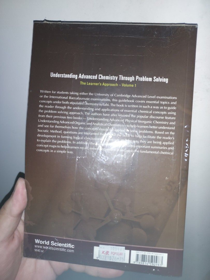 Understanding Advanced Chemistry Through Problem Solving - Volume 1 ...