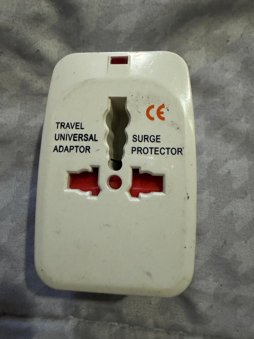 Universal Travel Adaptor with Surge Protector, Computers & Tech, Parts ...