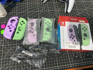 Nintendo Switch Red Mario Joycon, Video Gaming, Gaming Accessories ...