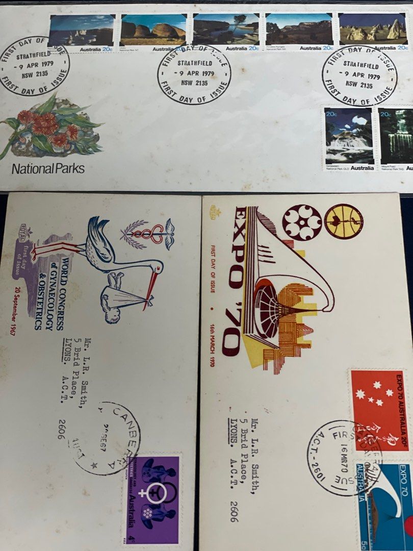 Vintage Australian Stamps and First Day Covers, Hobbies & Toys ...