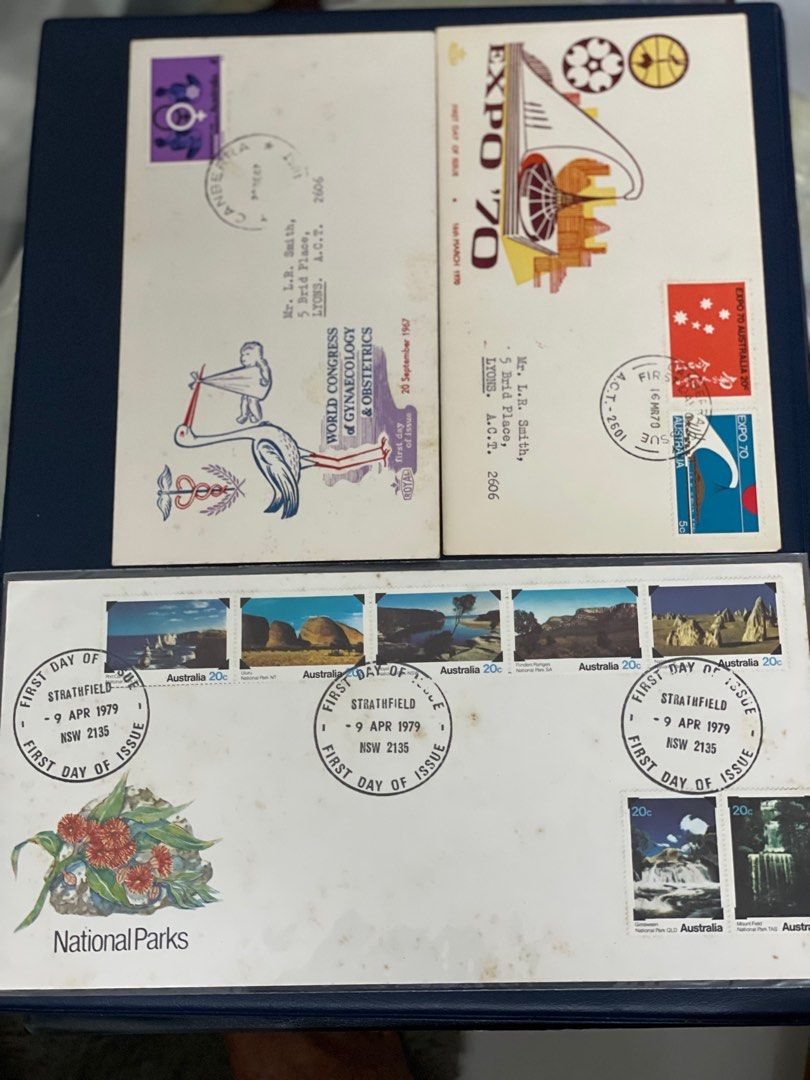 Vintage Australian Stamps and First Day Covers, Hobbies & Toys ...