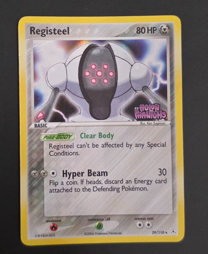 [Vintage] Registeel #29 Reverse Holo - Pokemon EX Holon Phantoms ...