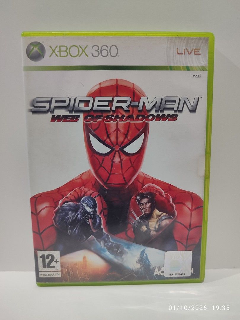 XBOX 360 - Spider-man: Web of Shadows (USED) "for PAL & NTSC", Video ...