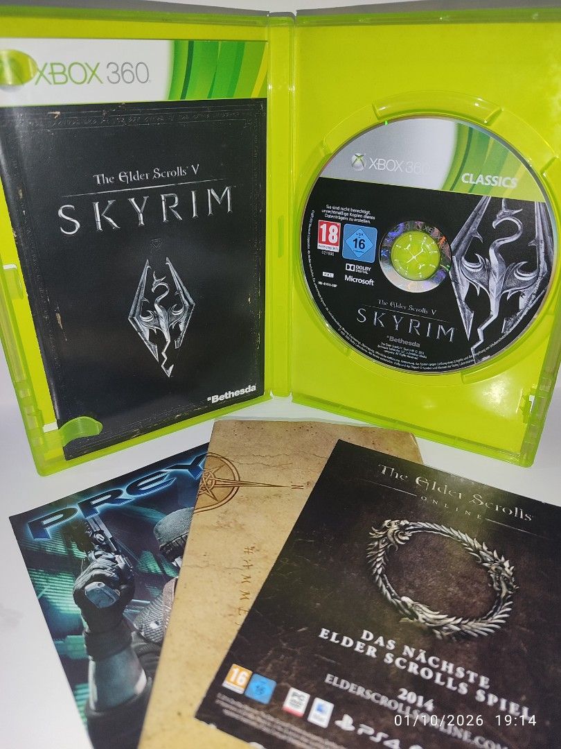 XBOX 360 - The Elder Scrolls V Skyrim (USED - in German) "for PAL ...