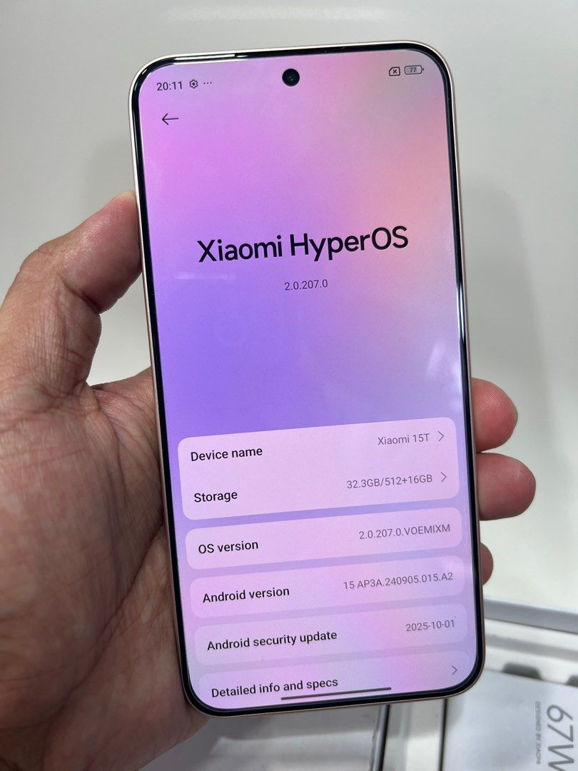 Xiaomi 15T 12gb ram 512gb rom Complete Rosegold | Slightly Used, Mobile ...