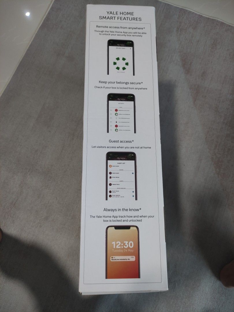 Yale Smart Security Box, Furniture & Home Living, Security & Locks ...