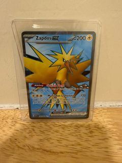 Zapdos Ex #202 Pokemon Scarlet & Violet 151, Hobbies & Toys, Toys ...