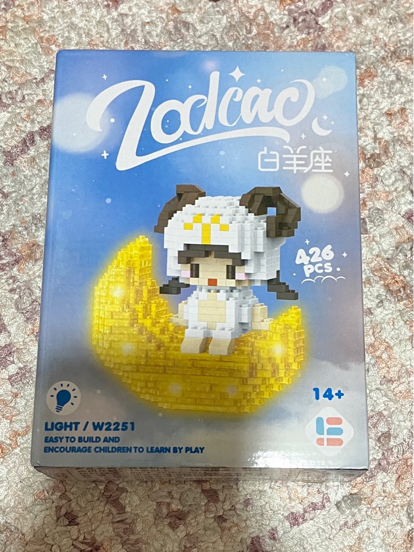 zodiac aries nanoblock lego light, Hobbies & Toys, Toys & Games on ...
