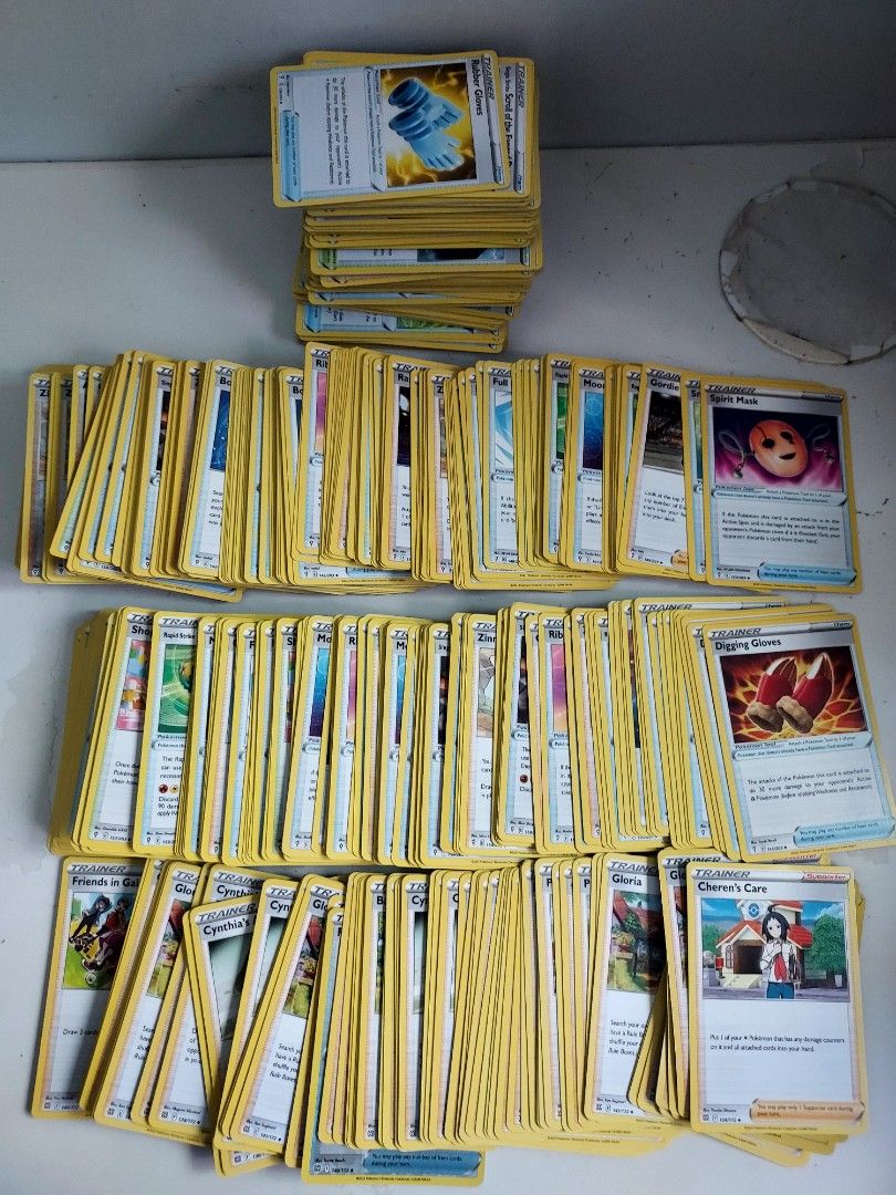 1000 Pokemon trainer item supporter stadium cards, Hobbies & Toys, Toys ...
