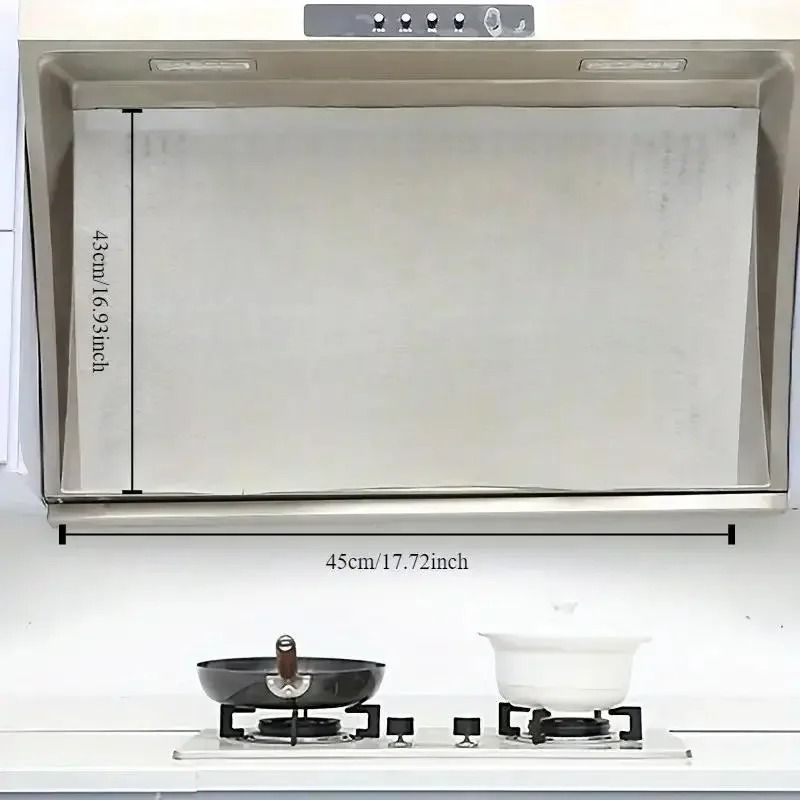 12pcs Disposable Hood Oil Filter Paper Non-woven Cooker Hood Extractor ...