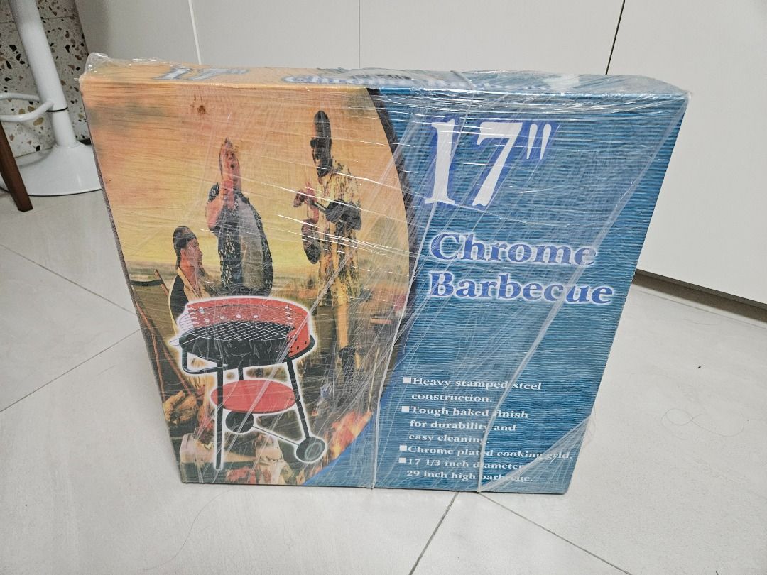 17" Chrome Barbecue Grill - Brand New, TV & Home Appliances, Kitchen ...