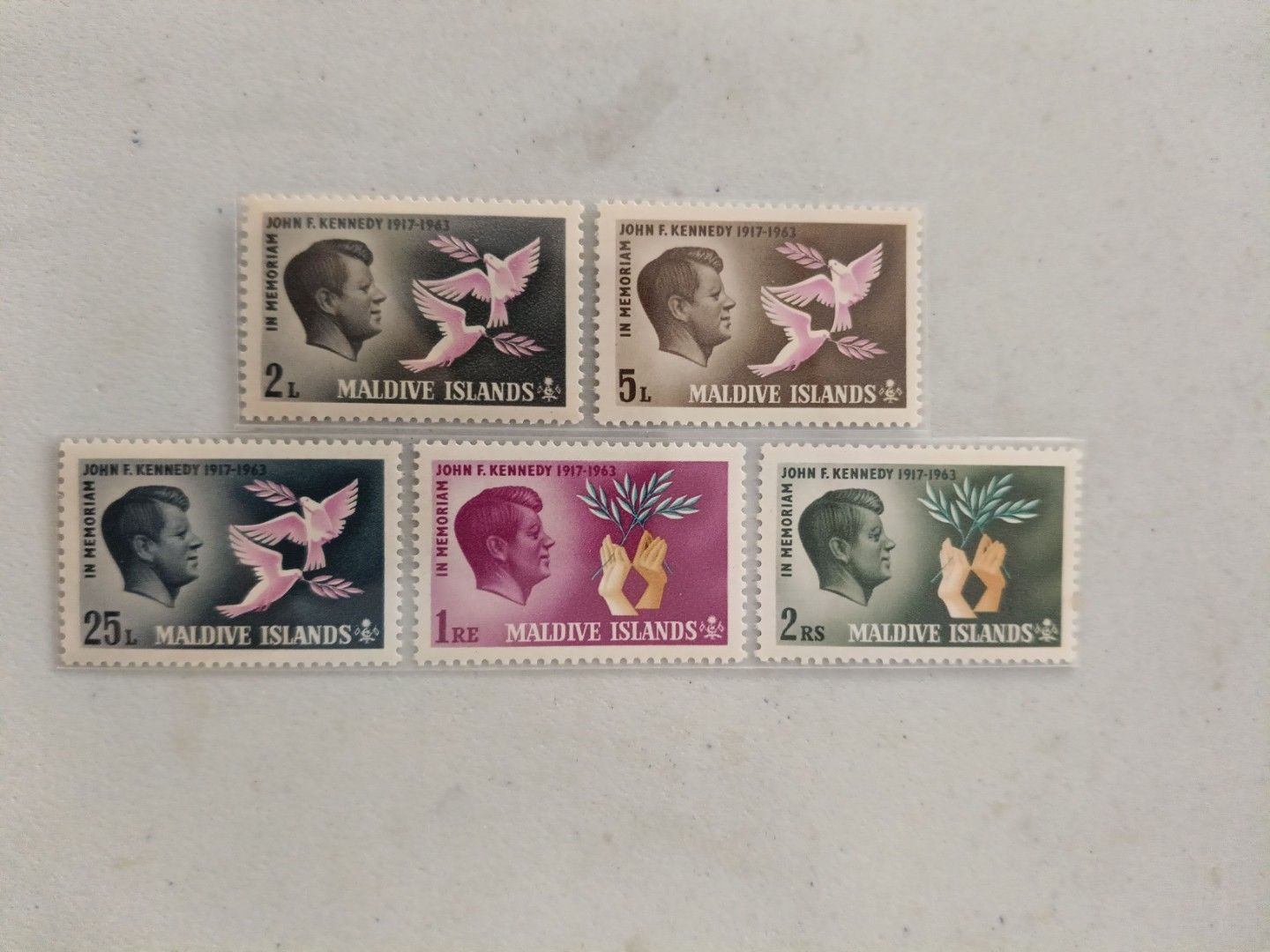 1965 Maldives stamps Kennedy, Hobbies & Toys, Memorabilia ...