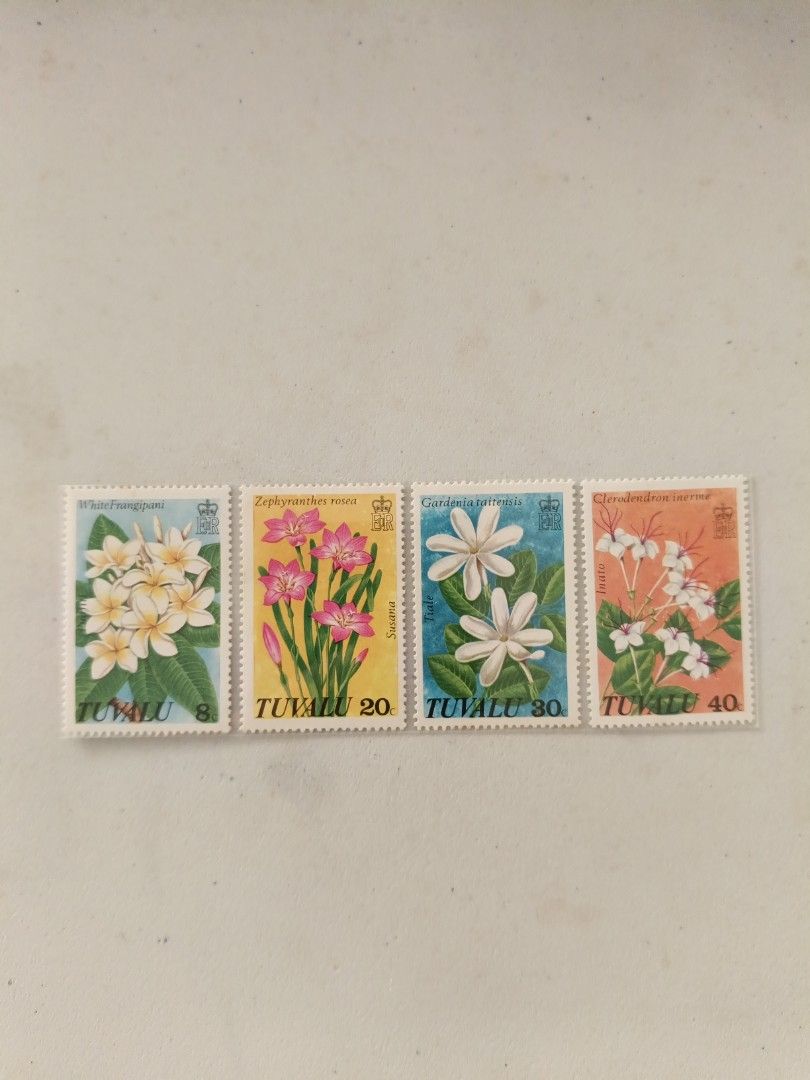1978 Tuvalu stamps Wild flowers, Hobbies & Toys, Memorabilia ...
