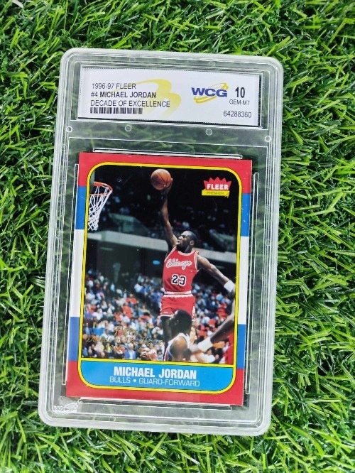 1996-97 Fleer Michael Jordan Decade of Excellence #4 WCG 10, Hobbies ...