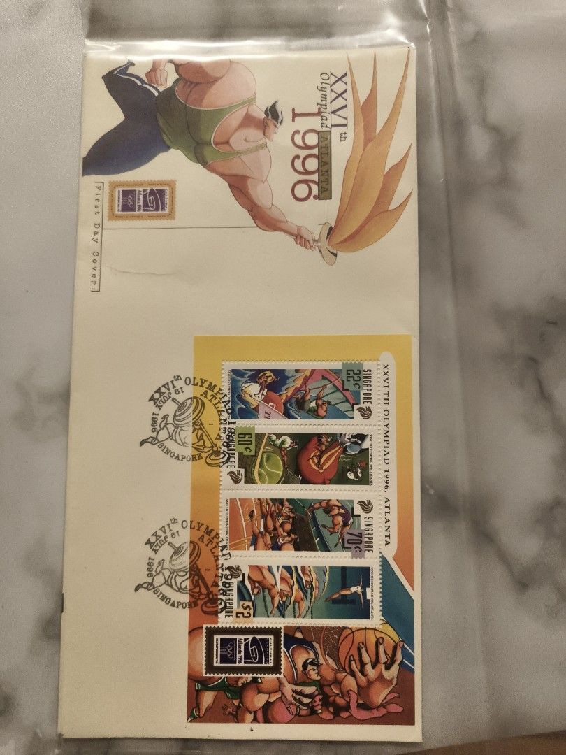 1996 Olympiad Alanta First Day cover, Hobbies & Toys, Memorabilia ...