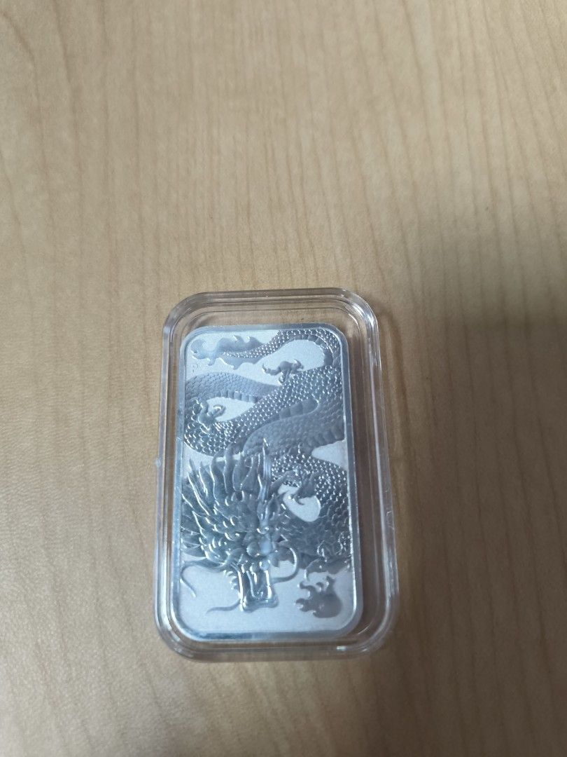 1oz Silver Dragon Bar - Elizabeth II 2022, Hobbies & Toys, Memorabilia ...