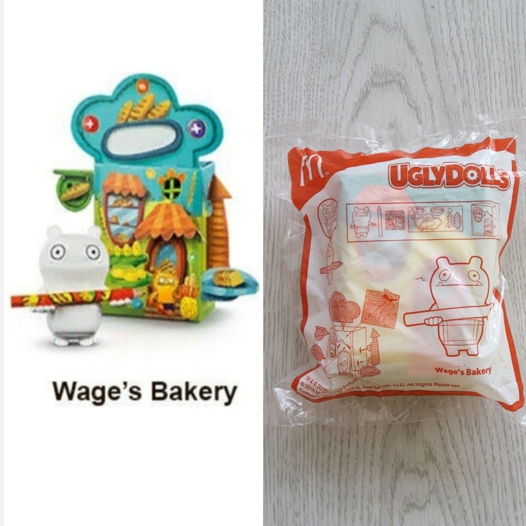1pc - New (Sealed) - McDonalds Uglydolls ( Lucky Bat Tea Shop / Wage ...