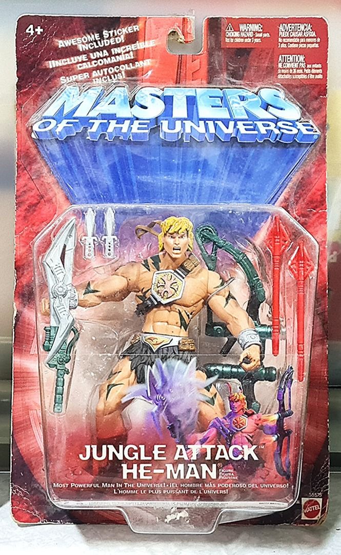 2002 Masters of the Universe Jungle Attack ~ HE-MAN Action Figure by ...