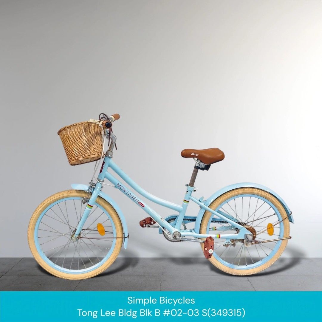 20"Montasen Kids Bike, Sports Equipment, Bicycles & Parts, Bicycles on Carousell