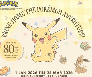 NTUC Bonus Points / 5 Points / Pokemon Collection, Tickets & Vouchers ...