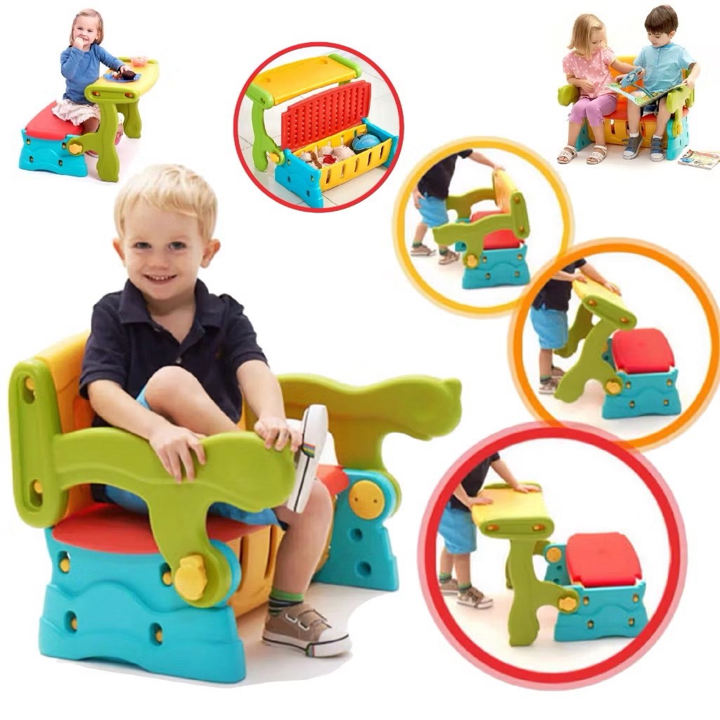 3in1 Kids Convertible Table and Chair Storage Set, Babies & Kids, Baby ...
