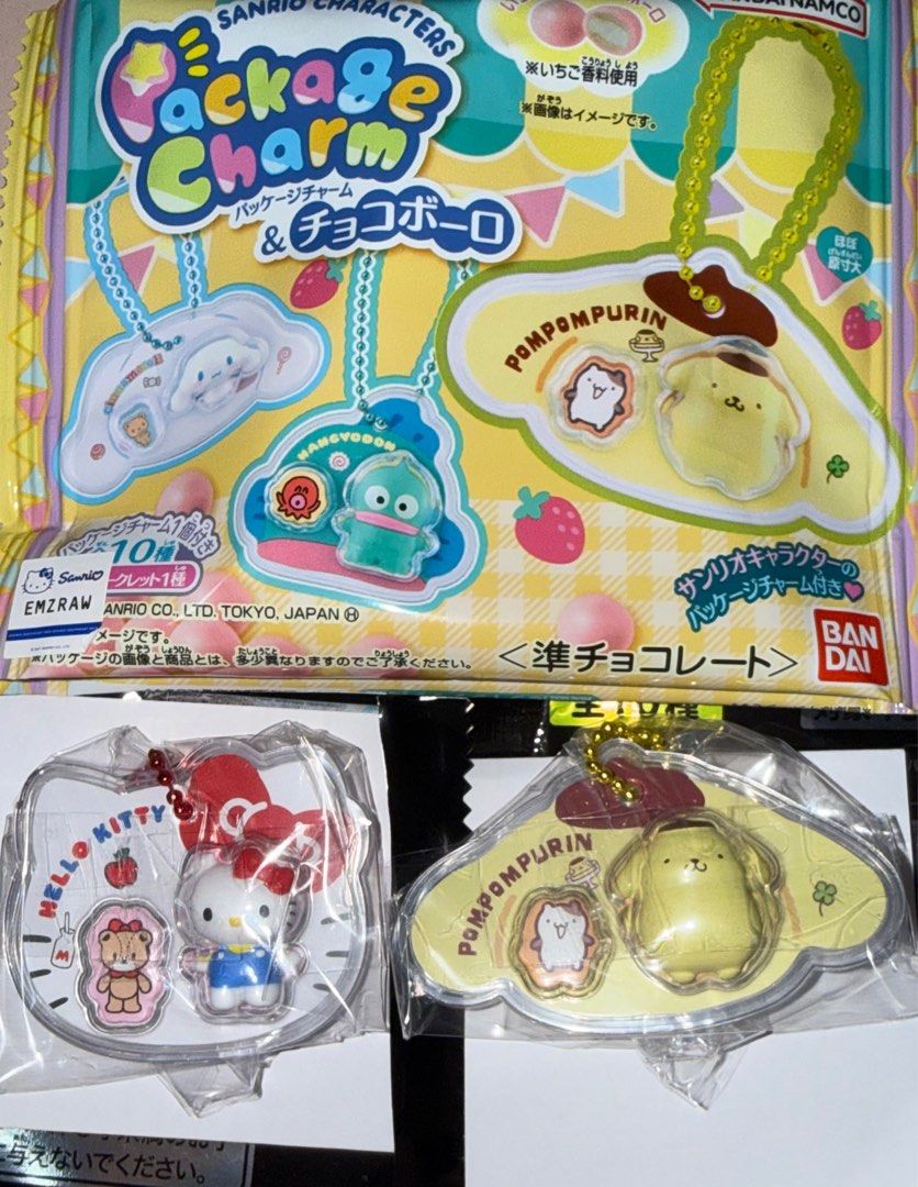 7-11 Bandai Sanrio Characters Package Charm, Hobbies & Toys ...