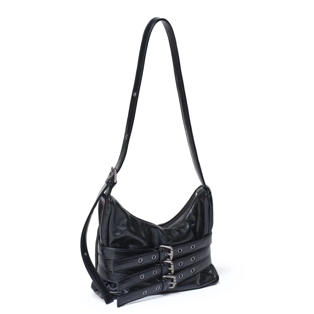 💯 authentic samo ondoh trio belt mug bag M baked black, Women's Fashion ...