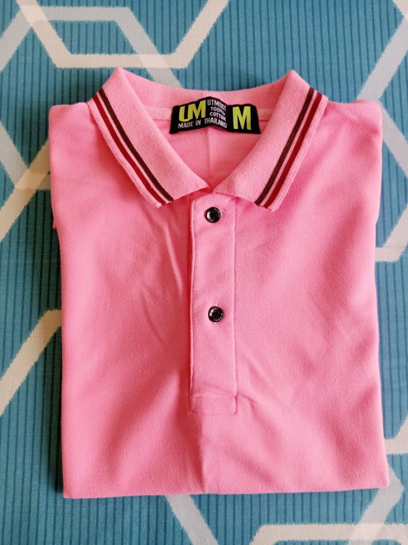 🧧 Brighten Your CNY Outfit – Pink Polo Tee from Bangkok 💖, Men's ...