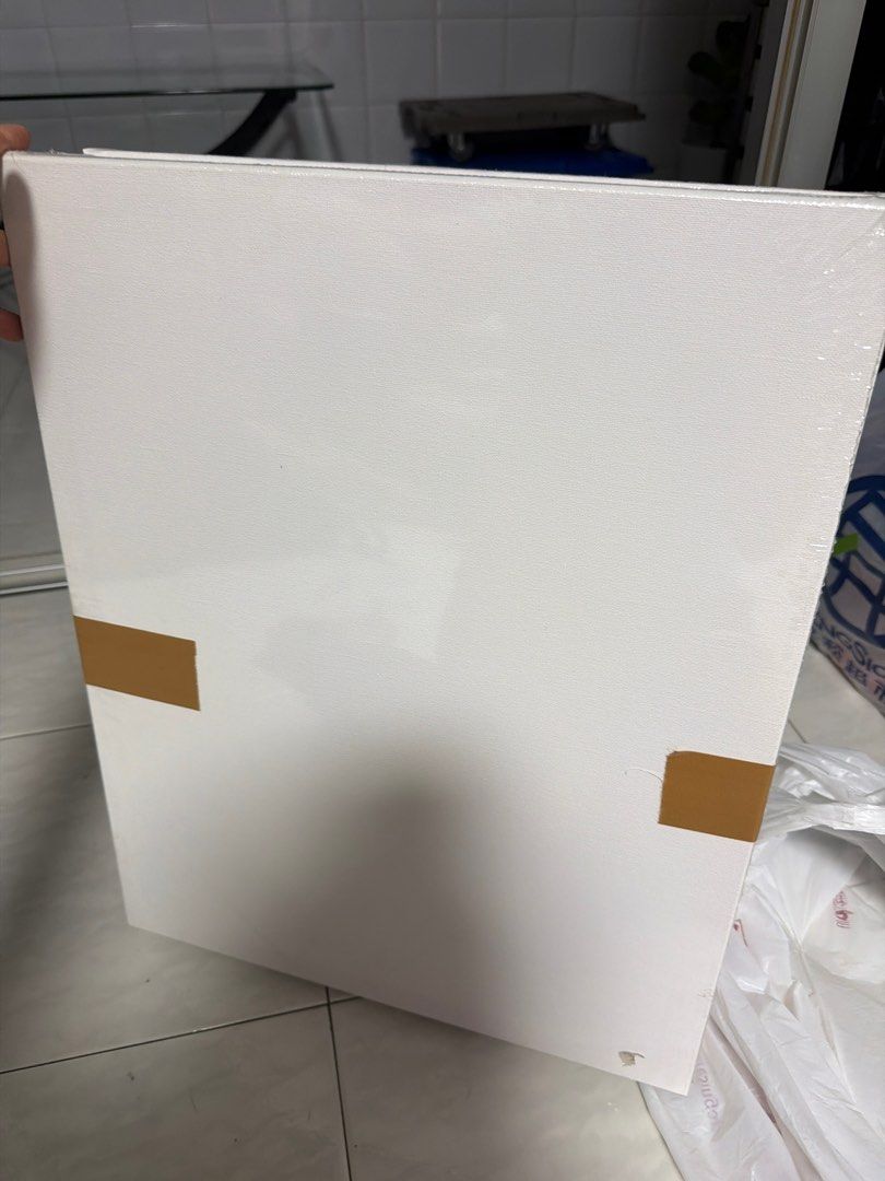 A2 Blank White Canvas, Hobbies & Toys, Stationery & Craft, Craft ...