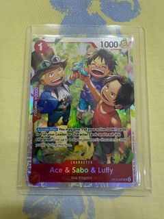 One Piece Ace, Luffy, Sabo Promo, Hobbies & Toys, Toys & Games on Carousell