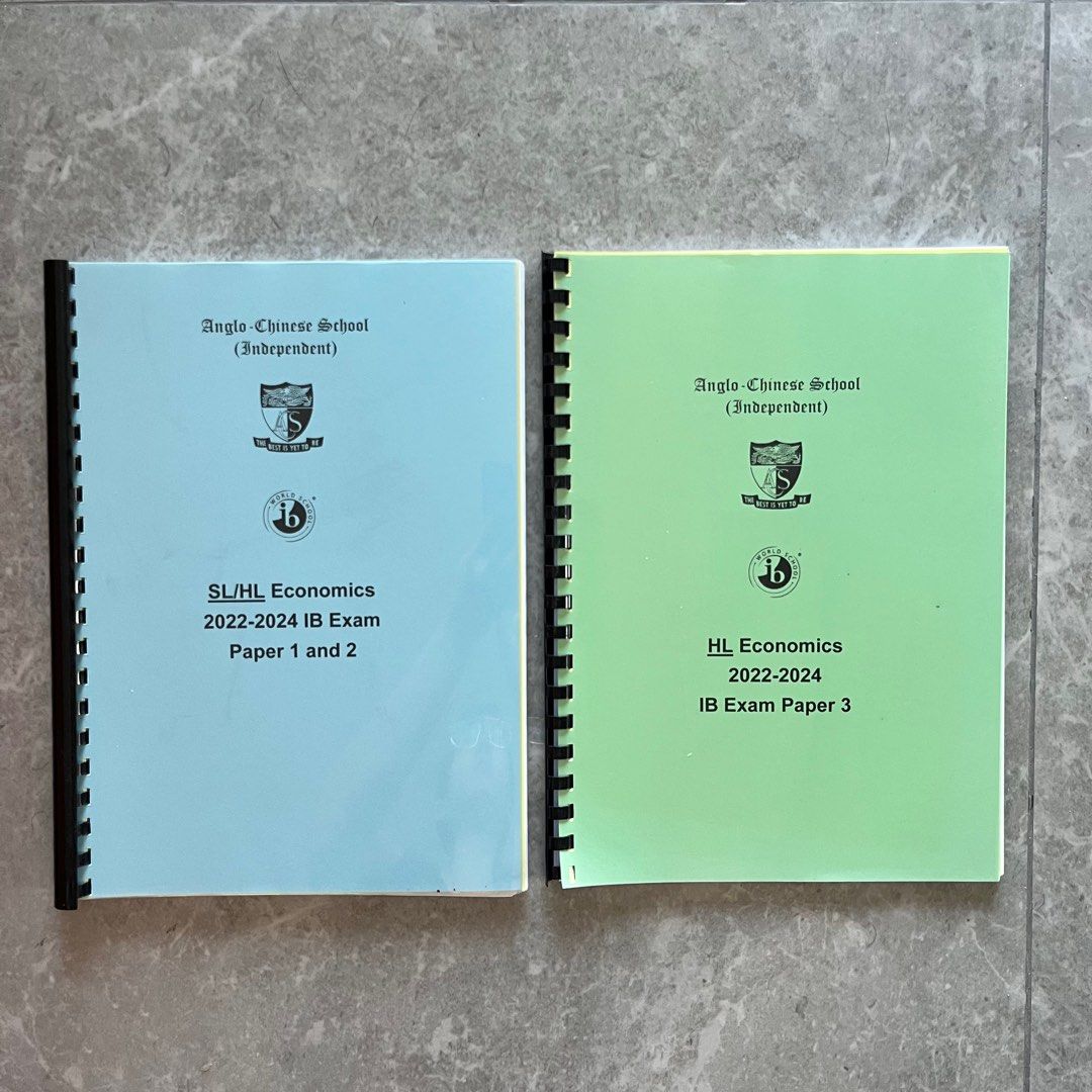 ACSI IB economics past year papers, Hobbies & Toys, Books & Magazines ...