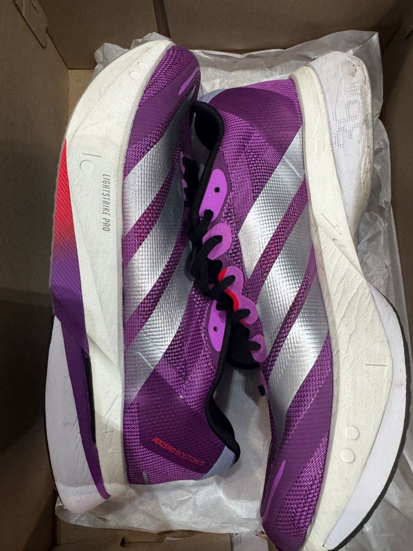 Adidas Adizero Boston 13 - US 10.5, Luxury, Sneakers & Footwear on ...