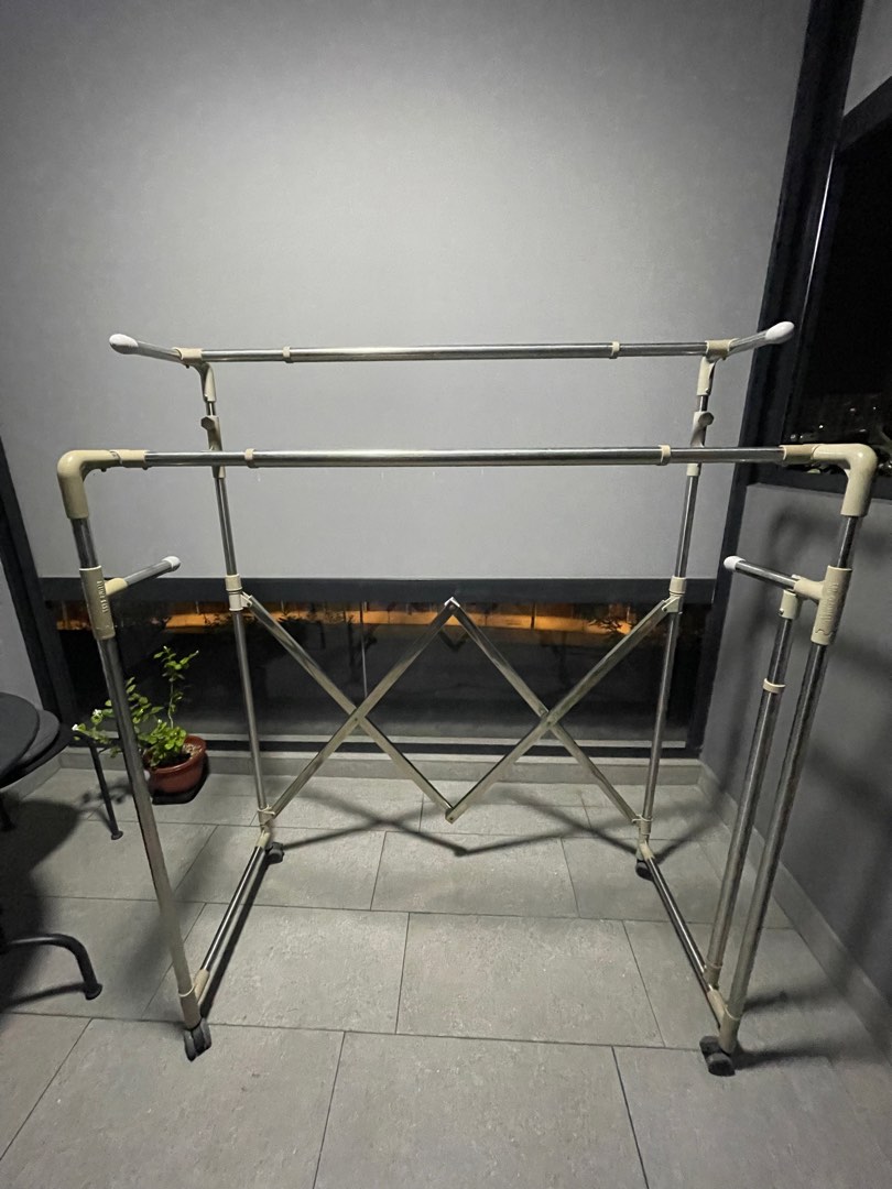 Adjustable Clothes Drying Rack, Furniture & Home Living, Home ...