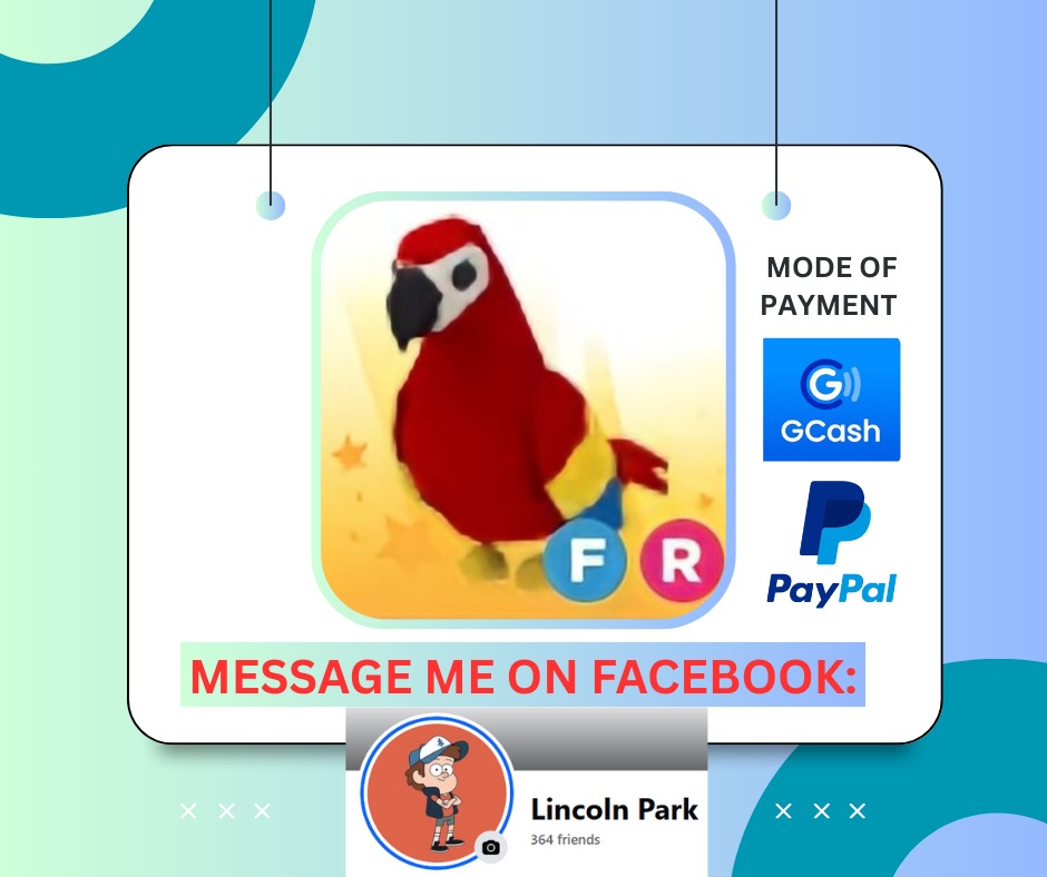 ADOPT ME | FLY RIDE FR PARROT | ROBLOX, Video Gaming, Gaming ...