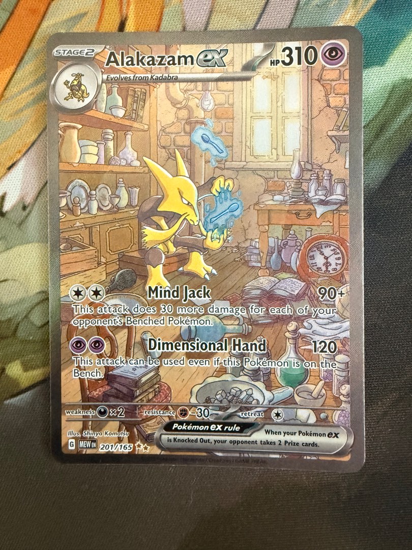 Alakazam SIR 151 EX 201/163 - Pokemon TCG, Hobbies & Toys, Toys & Games ...