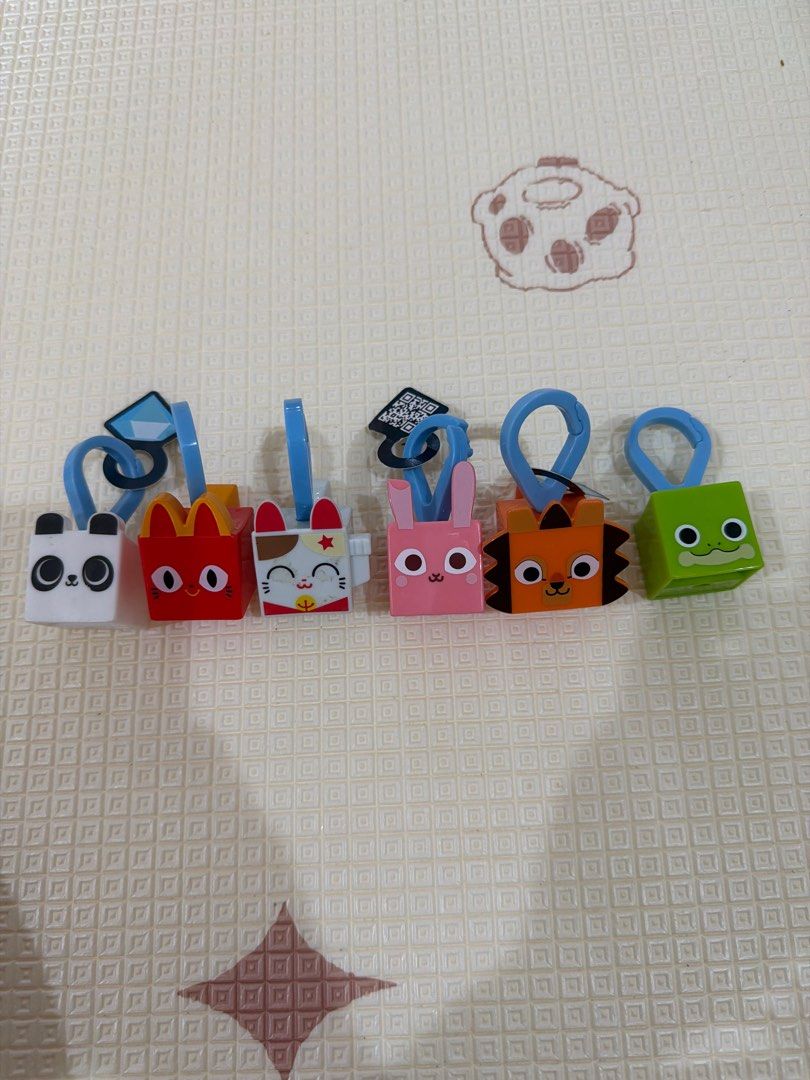 Animal Cube Charms (from McD), Hobbies & Toys, Toys & Games on Carousell