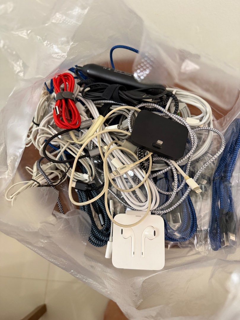 Apple Lightning cables, dongles and headphones., Audio, Other Audio ...