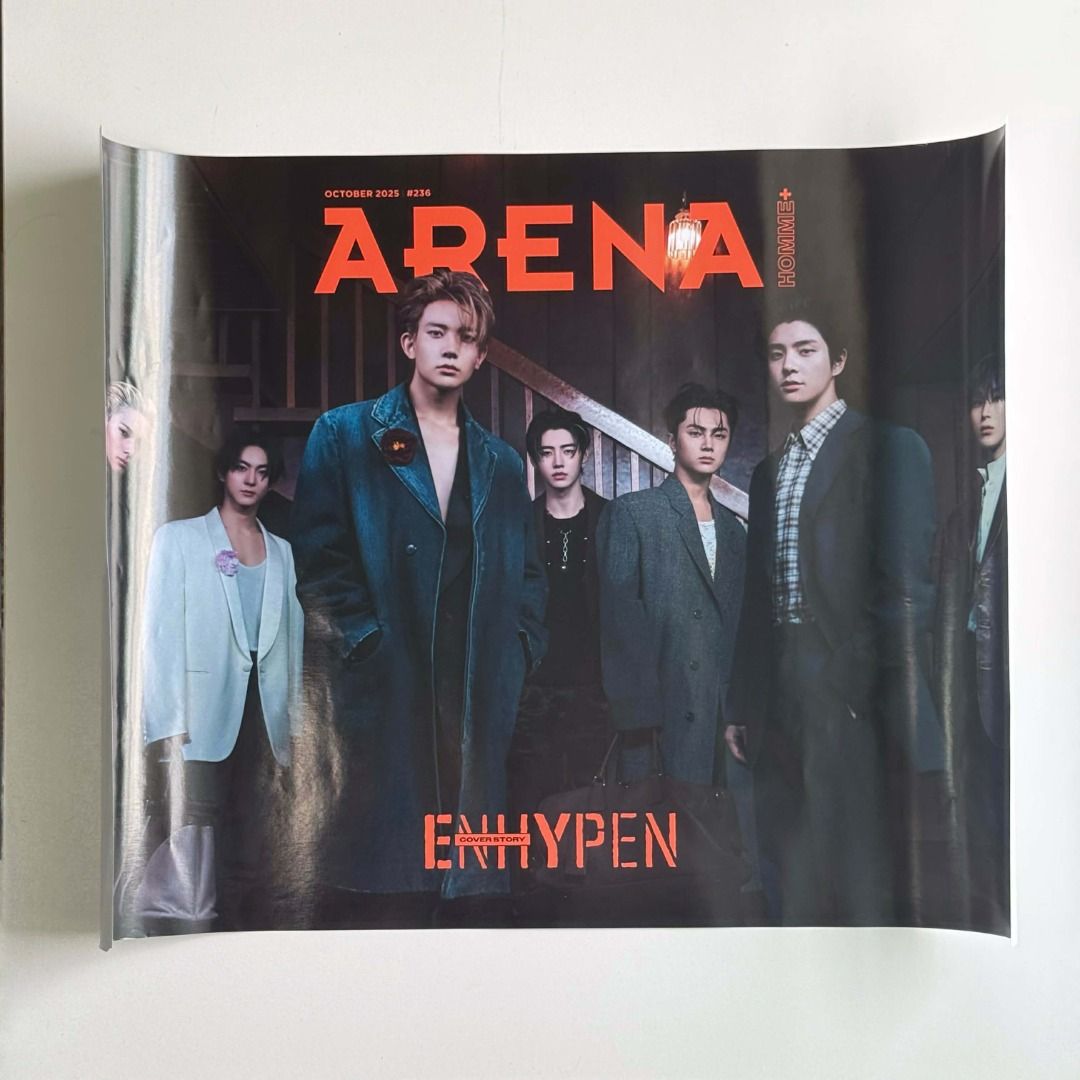 Arena Homme Korea Magazine Official ENHYPEN Poster - October 2025 ...