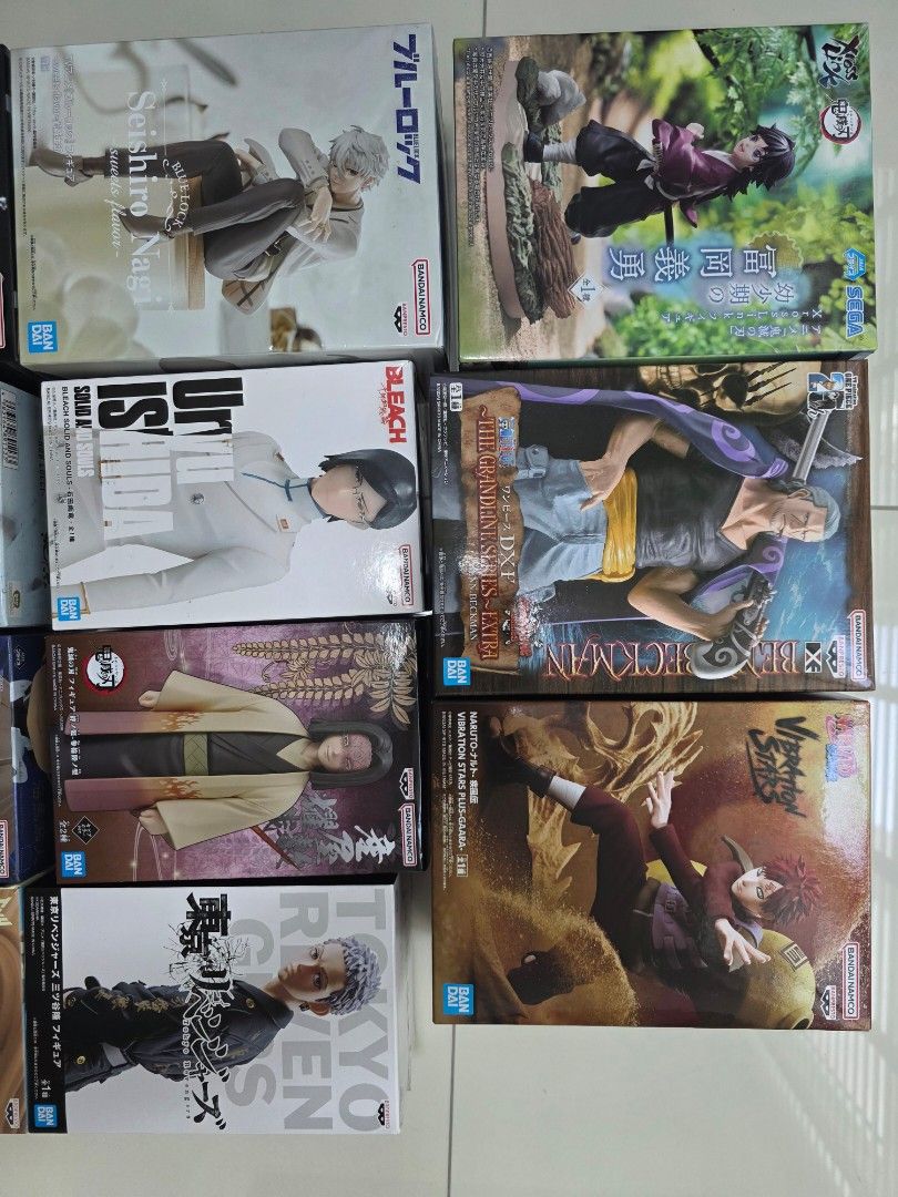 Assorted Anime Figures - Banpresto, Sega, Q Posket, Hobbies & Toys ...